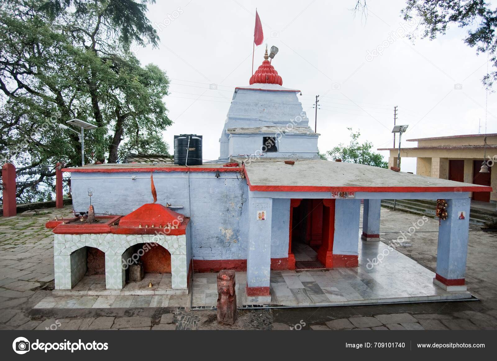 Shyahi Devi Temple Sitlakhet Uttarakhand India Asia — Stock Editorial ...