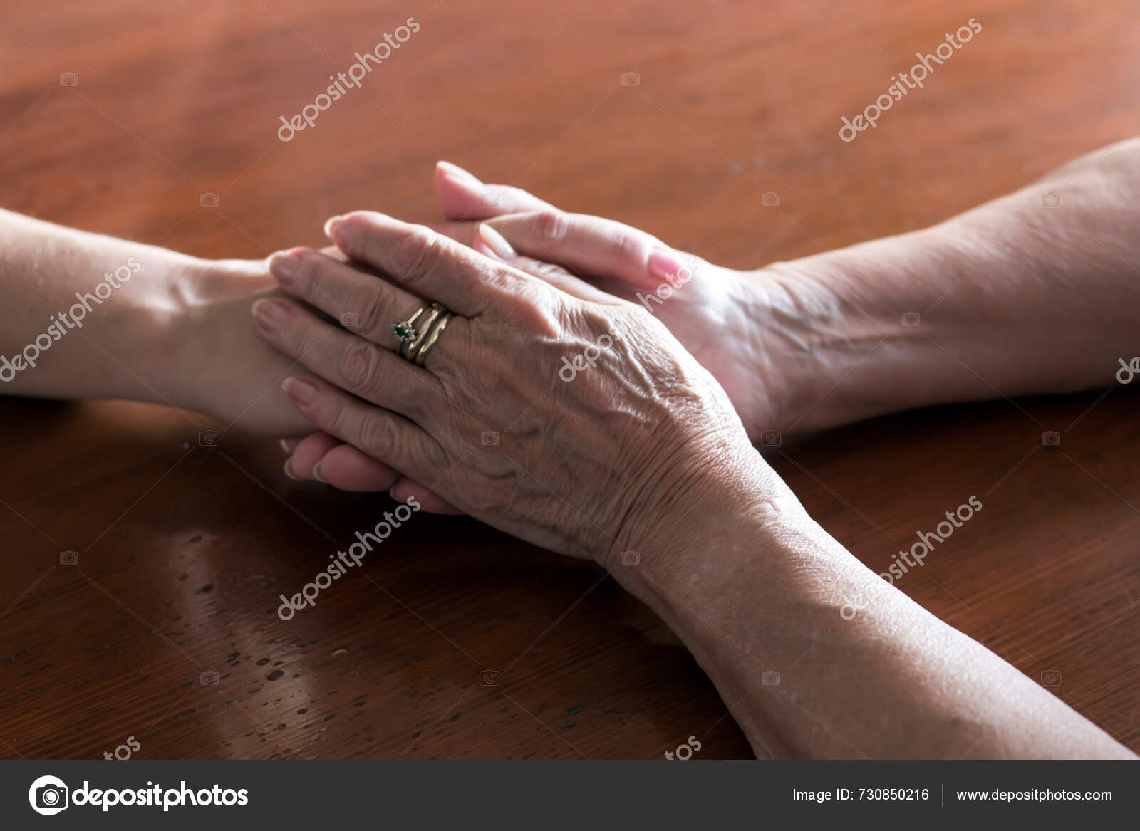 Two Pairs Hand Touching Each Other Together Helping Hands — Stock Photo ...