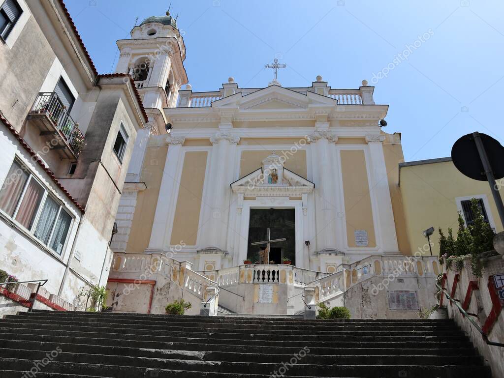 Bacoli, Campania, Italia Mayo 27, 2021: Iglesia de Sant 'Anna del siglo ...