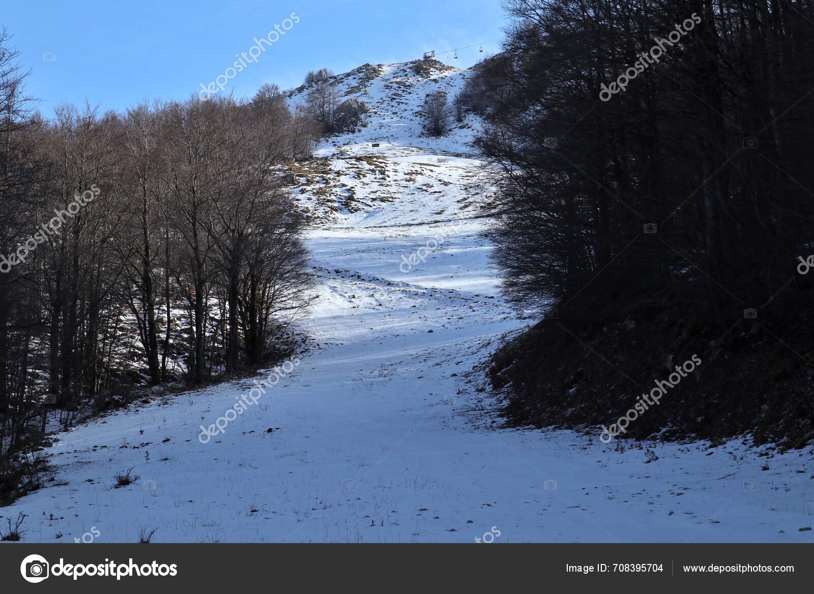 Campitello Matese Molise Italy March 2024 Ski Resort Monte Miletto ...