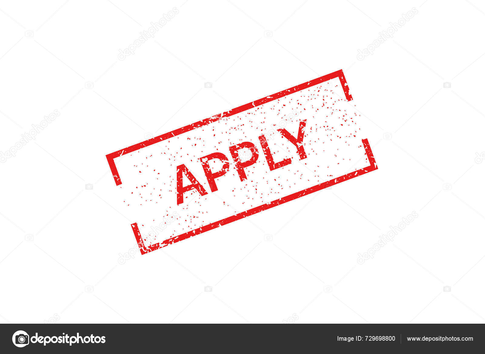 Apply Red Stamp White Background Stock Vector by ©Kukuruzo 729698800