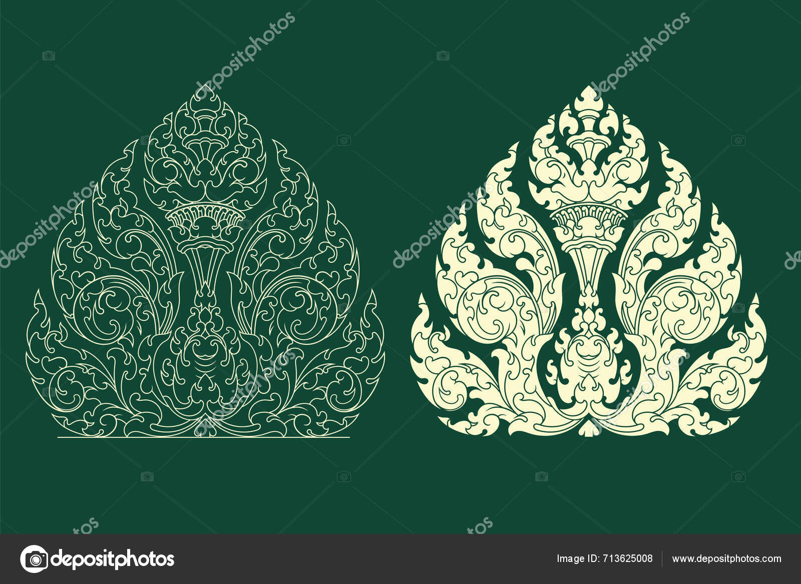 Kbach Khmer Vector Khmer Art Stock Vector by ©emdarouth2@gmail.com ...