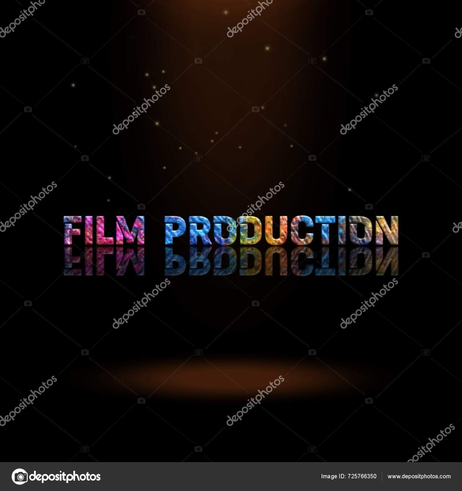 Animation Graphics Design Film Production Text Effects — Stock Photo ...