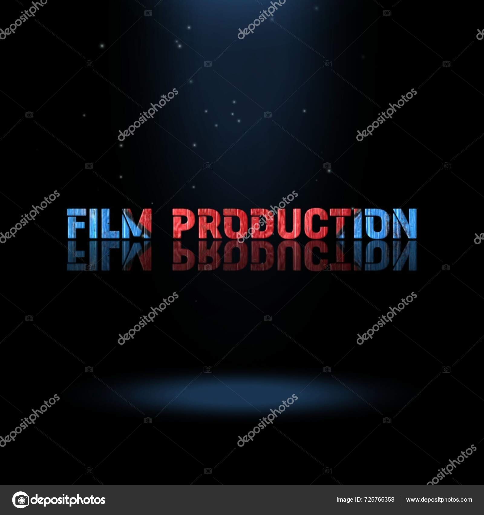 Animation Graphics Design Film Production Text Effects — Stock Photo ...