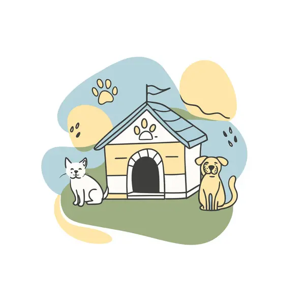 Dog shelter Vector Images | Depositphotos
