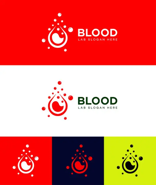 Blood lab logo图库矢量图片、免版税Blood lab logo插图|Depositphotos