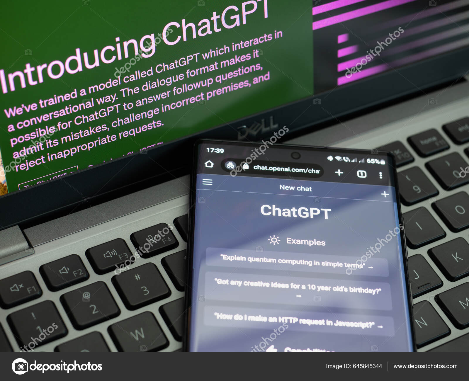 Chatgpt Gpt Openai Chat Chatbot Screen Concept Artificial Intelligence ...