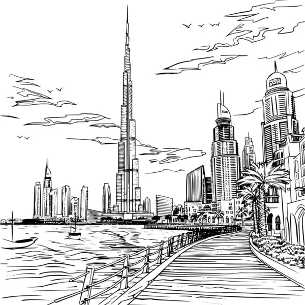 25,125,010 Dubai drawing Vector Images | Depositphotos