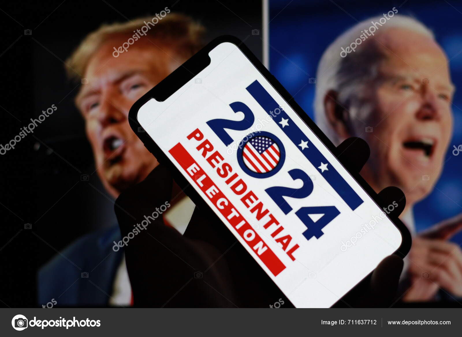 Indonesia March 30Th 2024 2024 American Presidential Election Concept ...