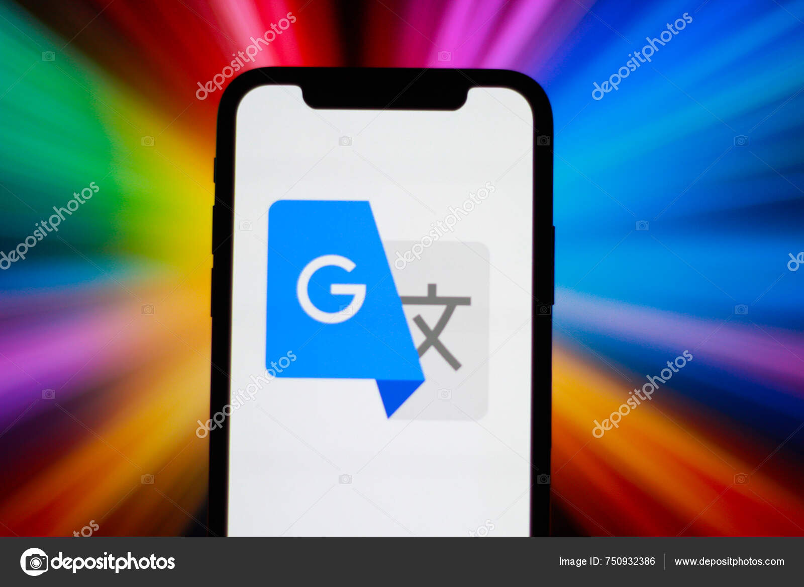 Google Translate Logo Phone Screen — Stock Editorial Photo ...