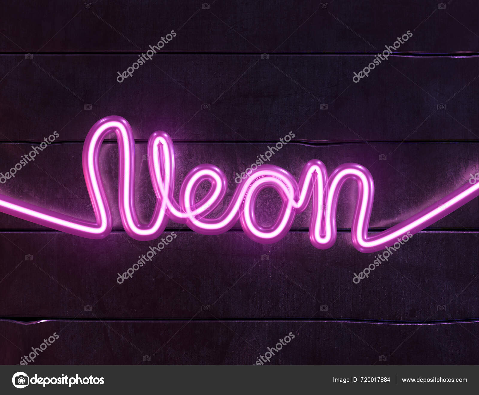Realistic Neon Sign Text Neon Writing — Stock Photo © FreyStudios ...
