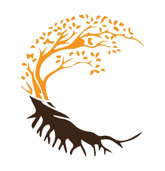 Elegant Creative Tree Design Color Stock Vector by ©glasstreedesign ...