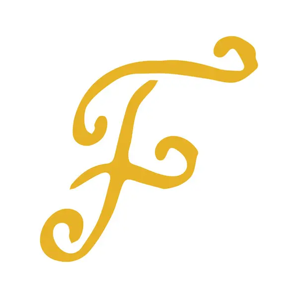Medieval letter f Vector Images | Depositphotos