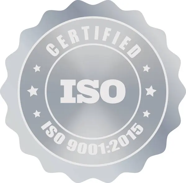 Selo Iso Ouro Selo Iso Certificado Empresa Certificado Iso 9001 Vetor de ©vedpku 719139004