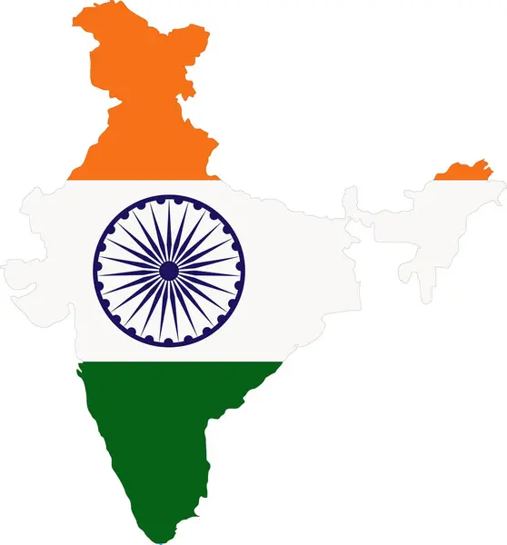 3,144,398 India flag in india map Vector Images | Depositphotos