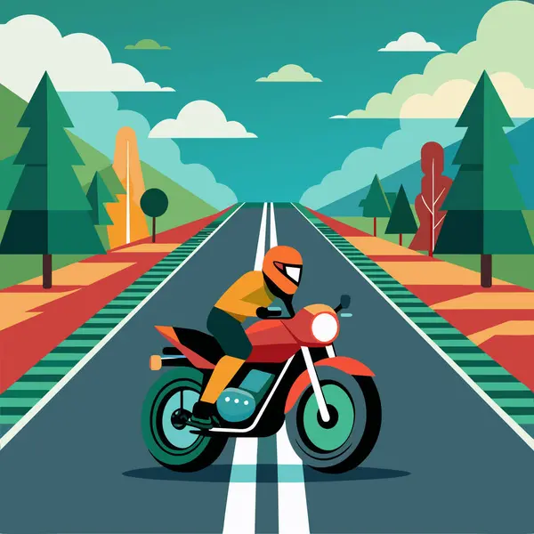 22,035,006 Motorcycle adventure Vector Images | Depositphotos