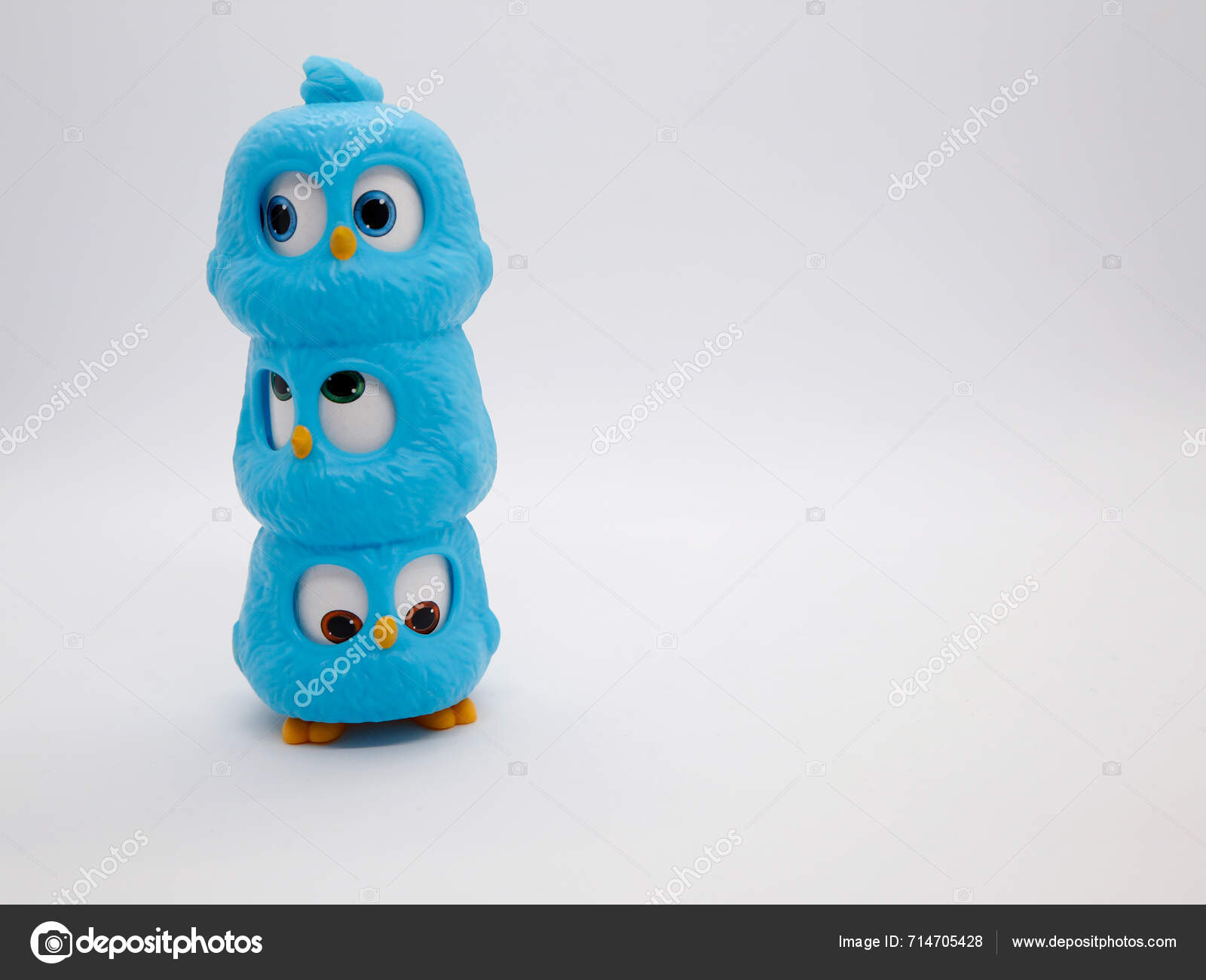 Angry Birds Three Little Blue Birds Brothers Movie Angry Birds — Stock ...