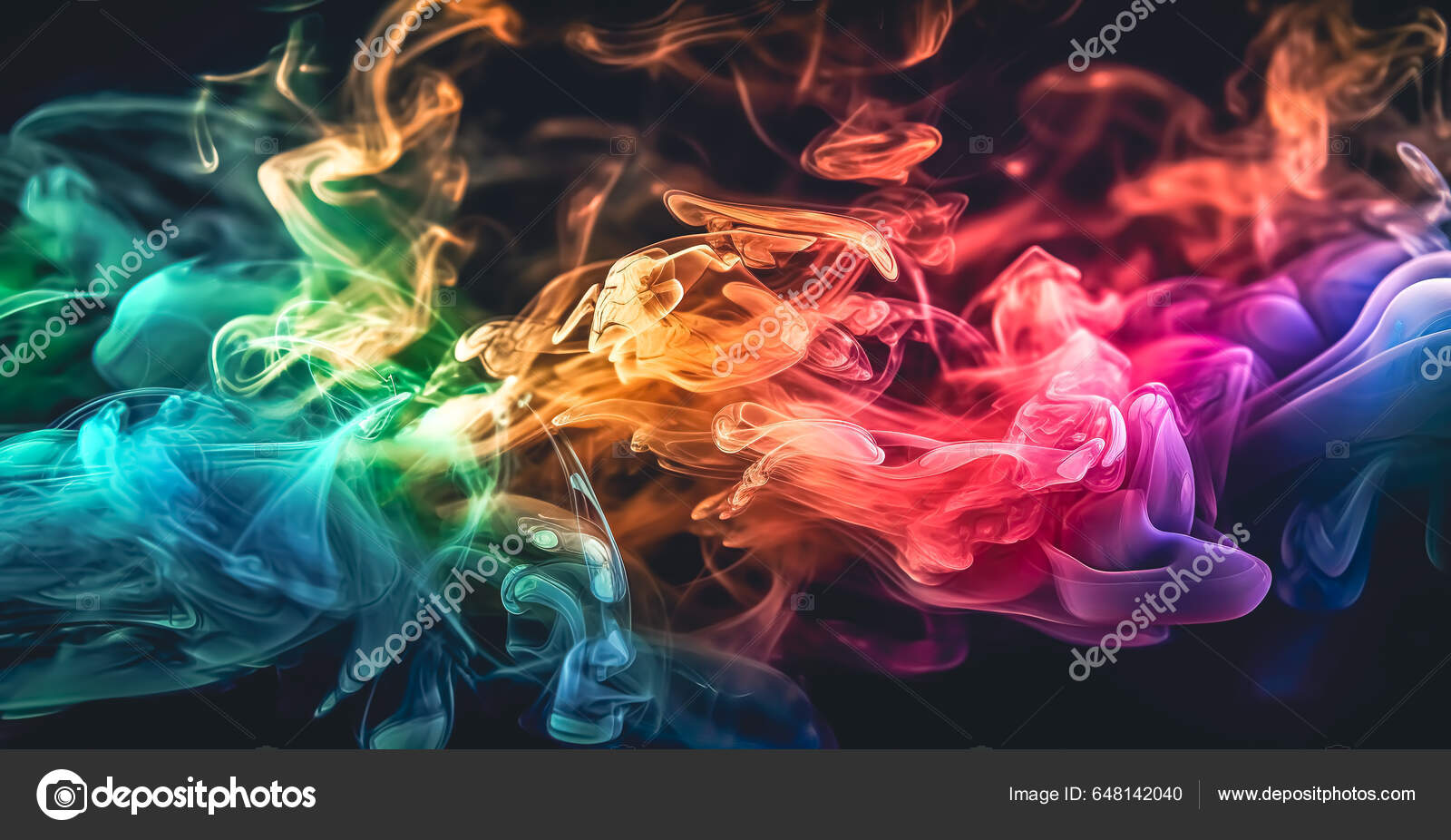 Colorful Smoke Cloud