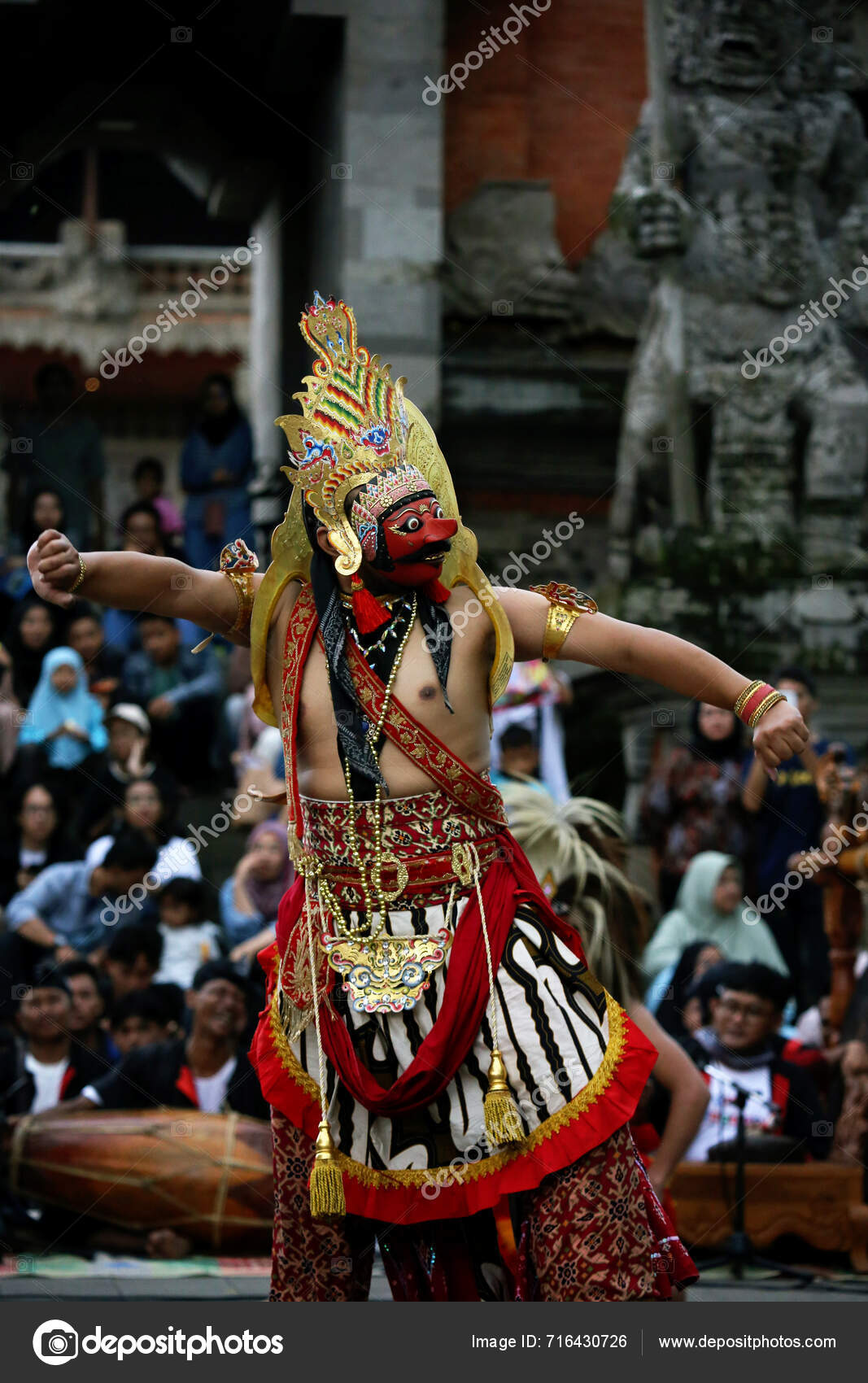Jakarta Indonesia April 2024 Reyog Ponorogos Engaging Performance Tmii ...