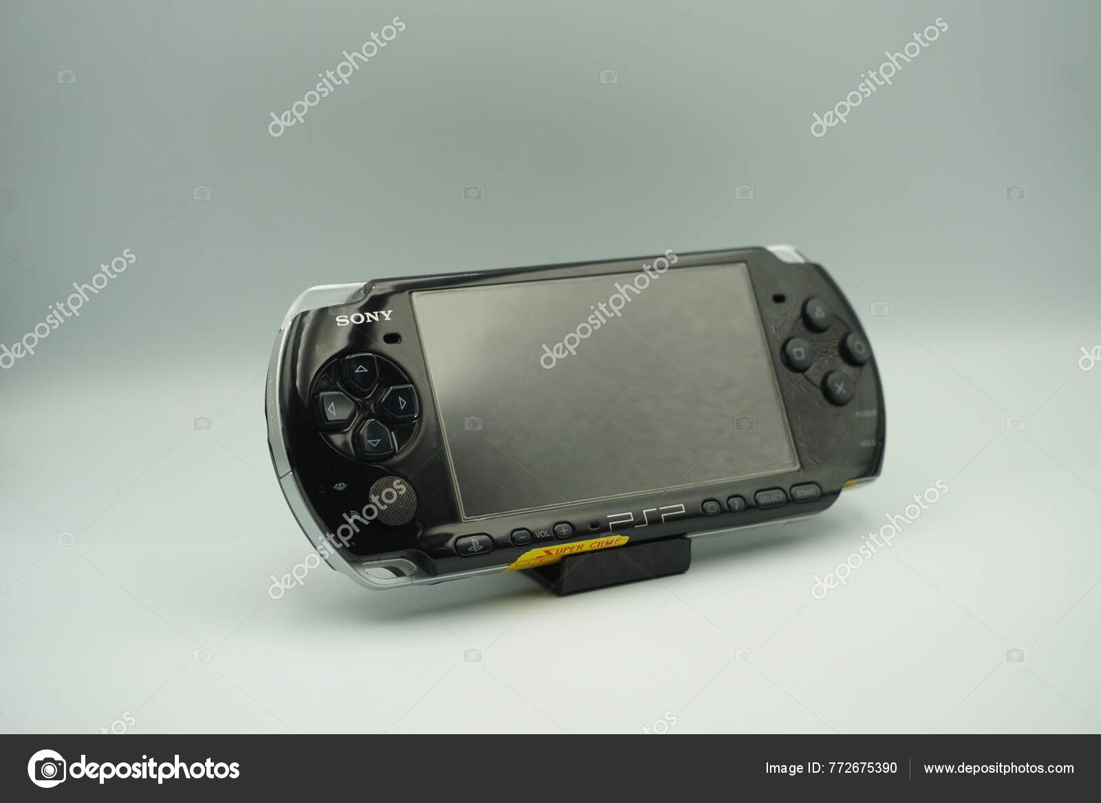 Playstation Portable Psp Slim Handheld Console Game Black White ...