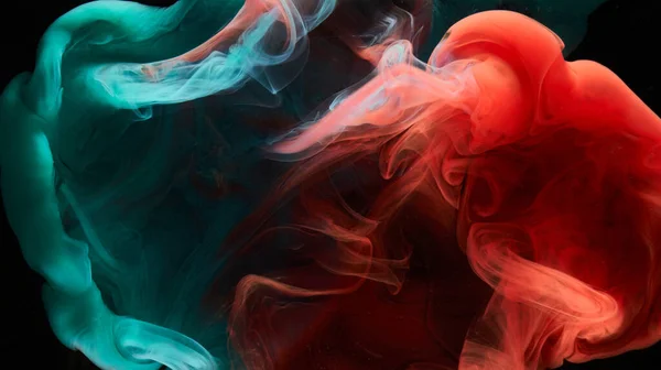 Emerald red ink abstract background. Acrylic paint backdrop for perfume ...