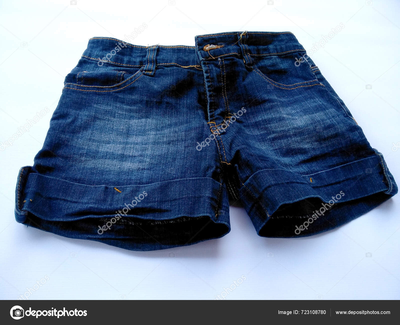 Jeans Background Stack Jeans Isolated White Background Texture Denim ...