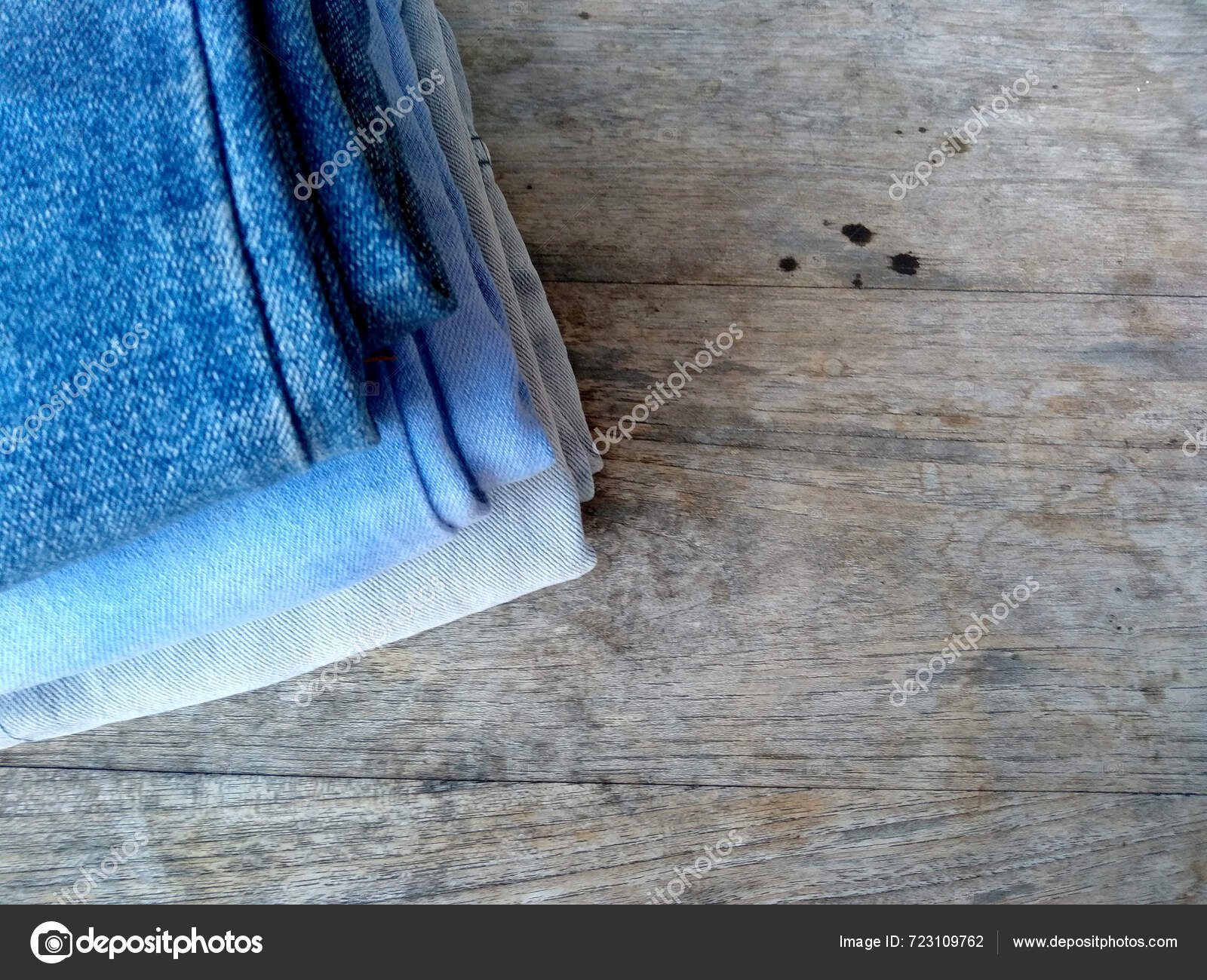 Jeans Background Stack Jeans Isolated White Background Texture Denim ...