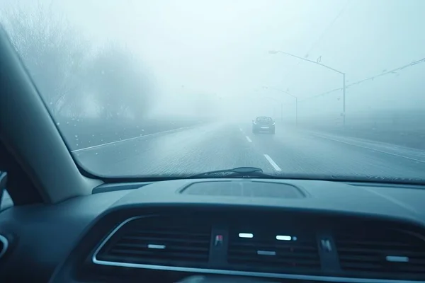 Driving in fog Stock Photos, Royalty Free Driving in fog Images ...