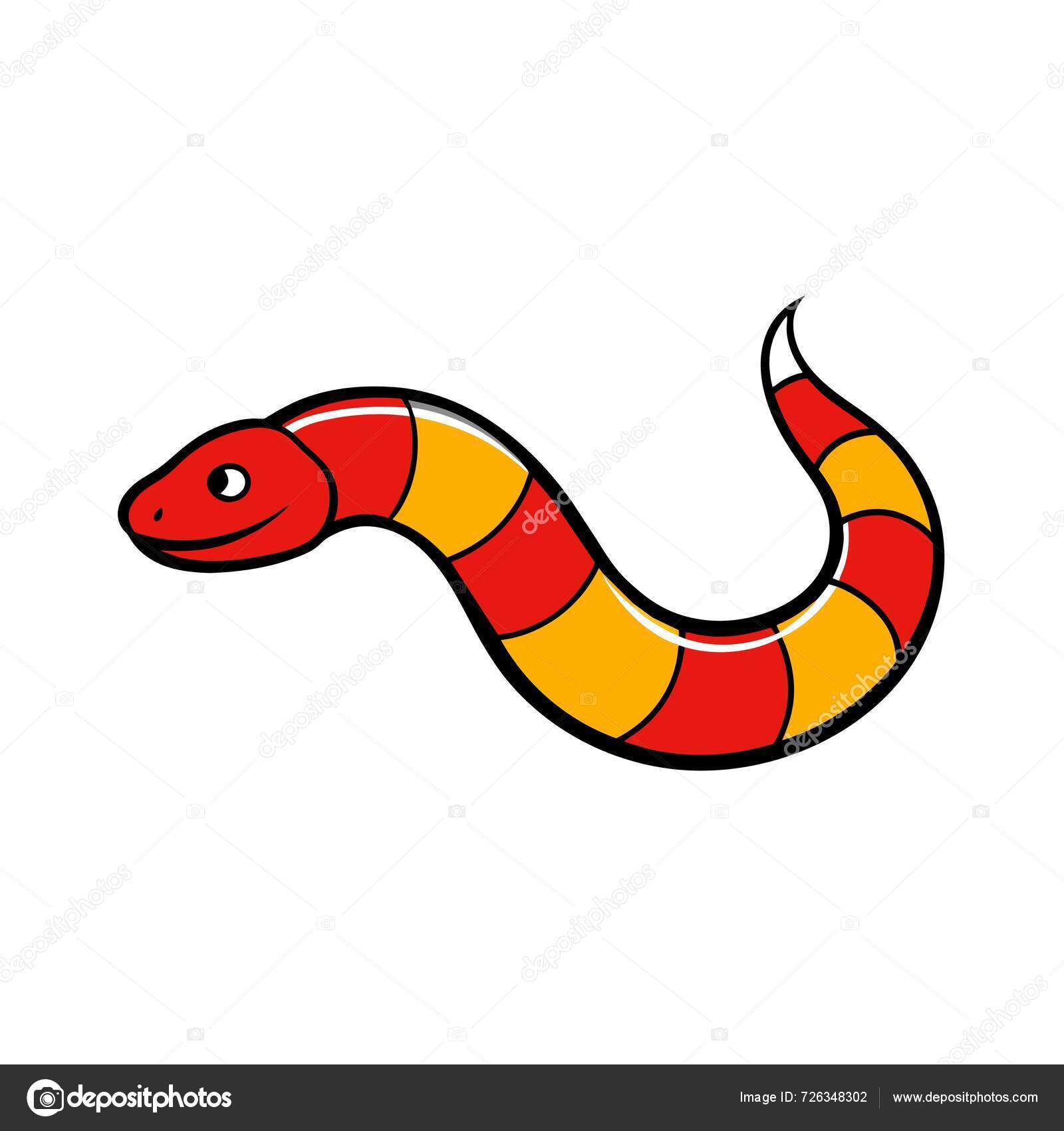 Arizona Coral Snake Walks Icon Vector Illustration Generated Image ...