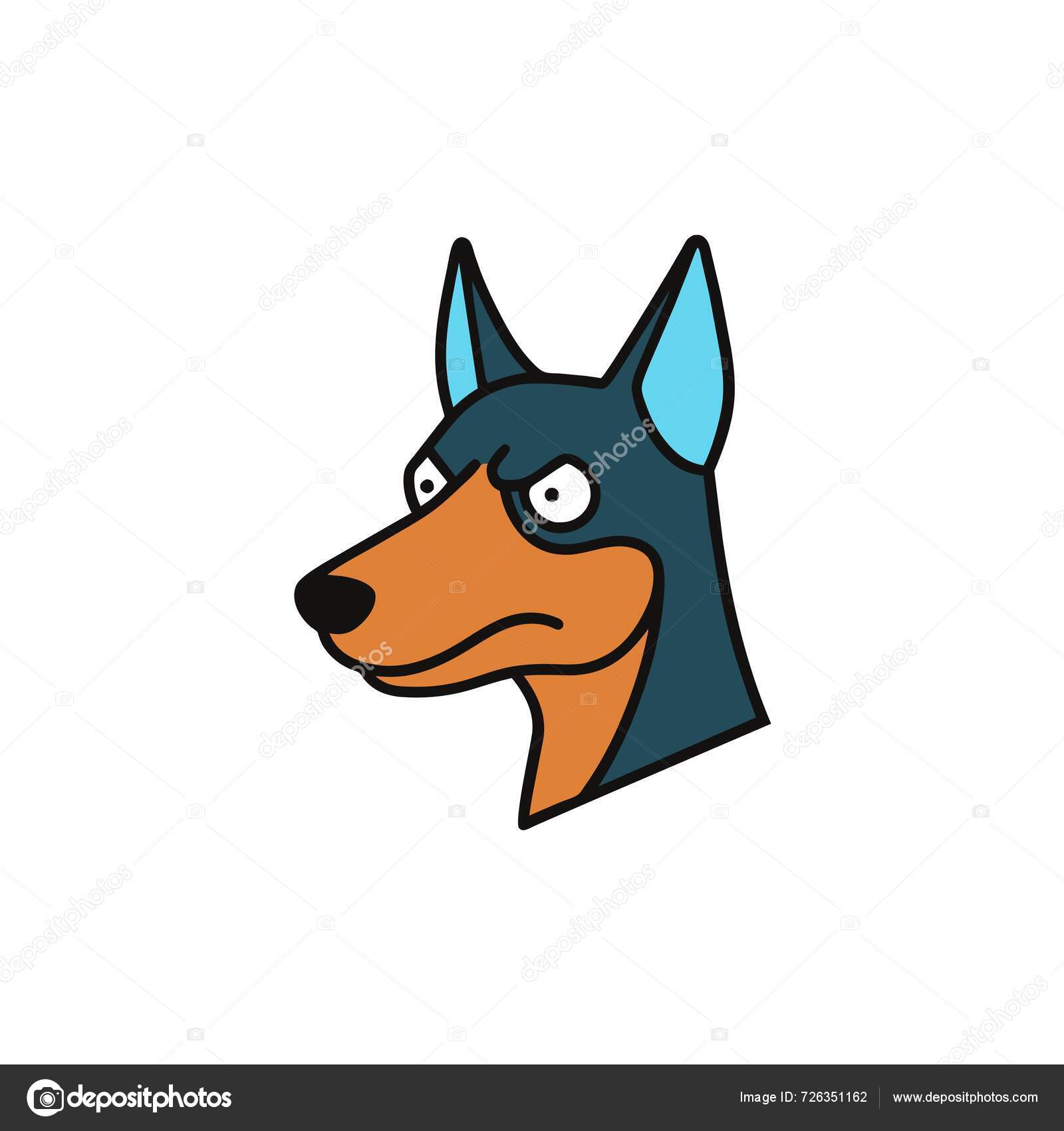 Australian Kelpie Dog Angry Icon Vector Illustration Generated Image ...