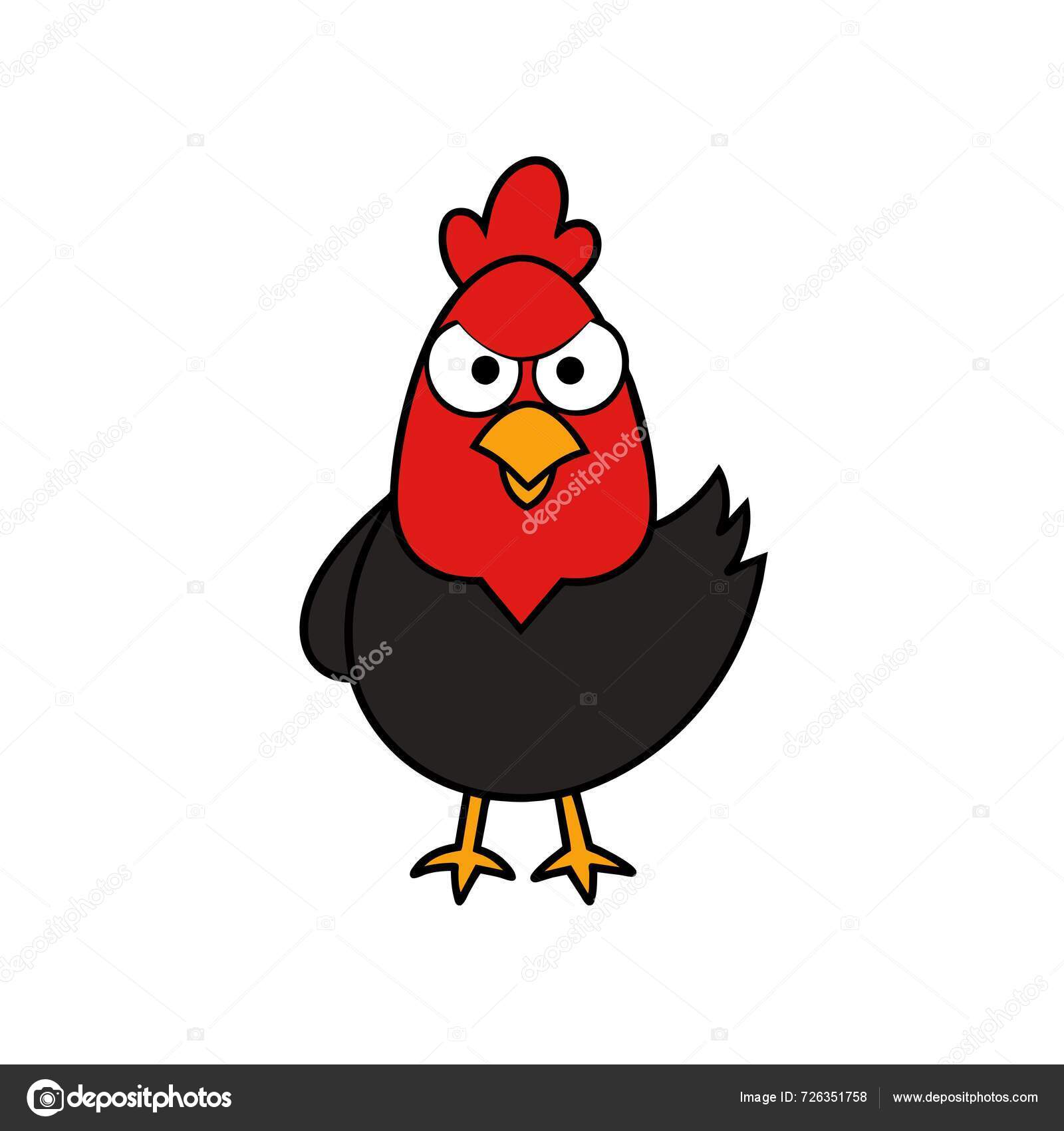 Australorp Chicken Angry Icon Vector Illustration Generated Image ...