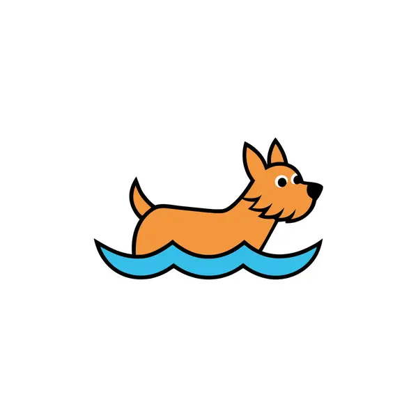 Dog swim icon - векторные изображения, Dog swim icon картинки ...