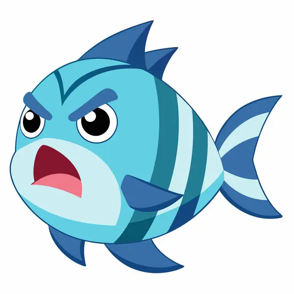 22,928,531 Angry fish Vector Images | Depositphotos