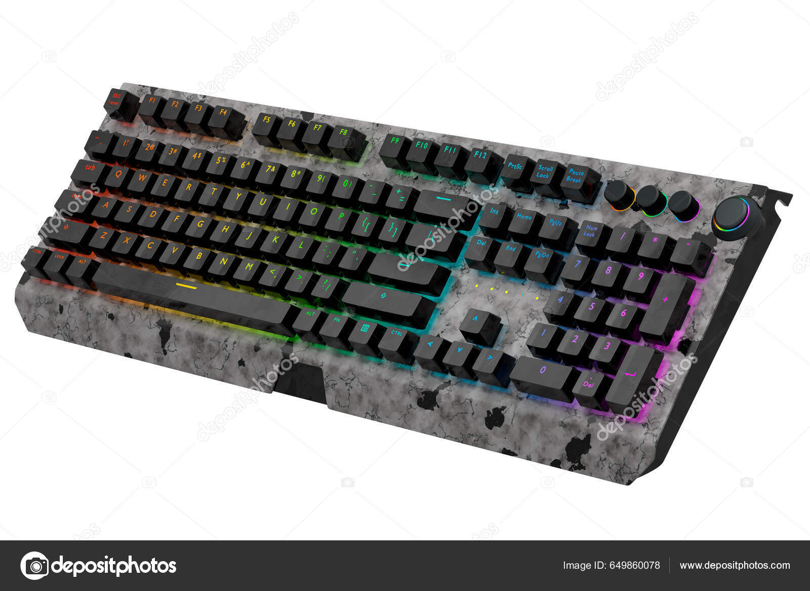 Computer Keyboard Texture