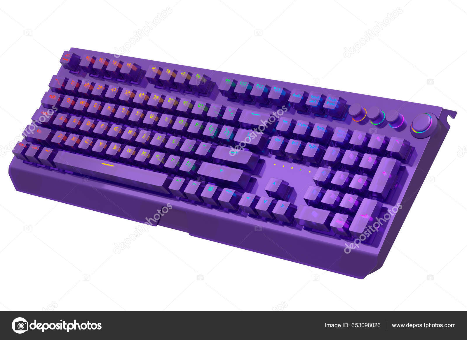Computer Keyboard Texture