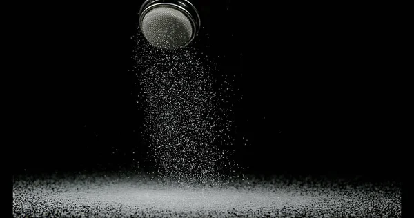 Hands Man Flour Black Background — Stock Photo © slowmotiongli #673787380