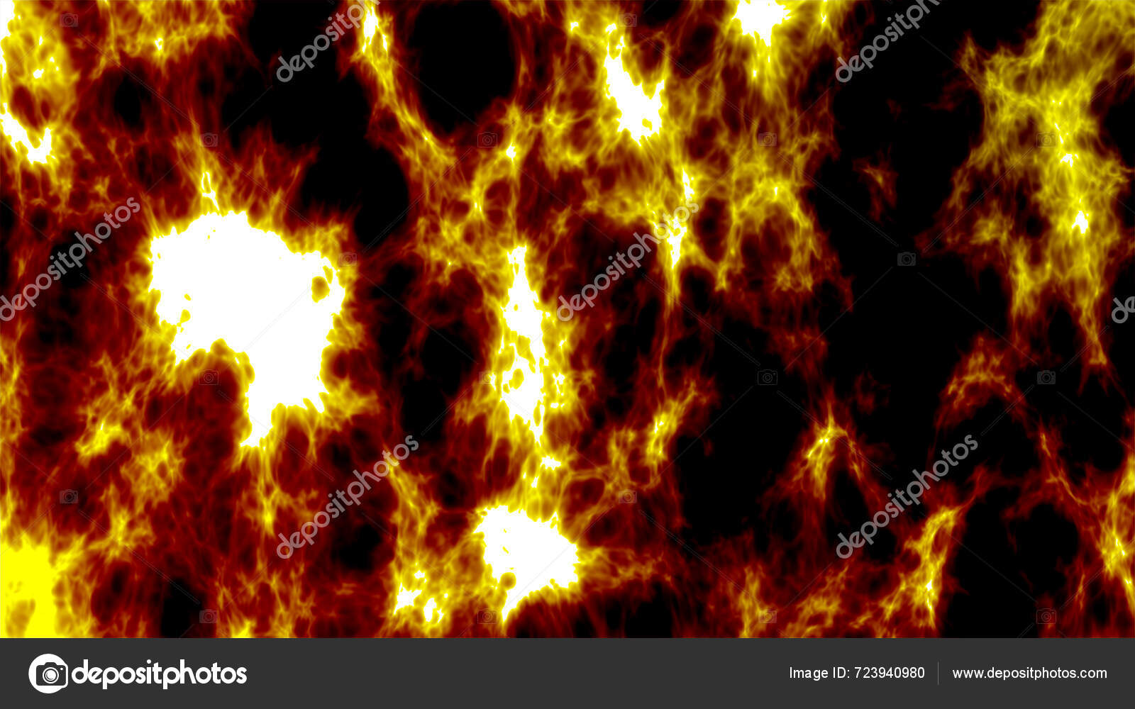 Abstract Fire Wall Illustration Wall Fire Seamless Background Fire ...