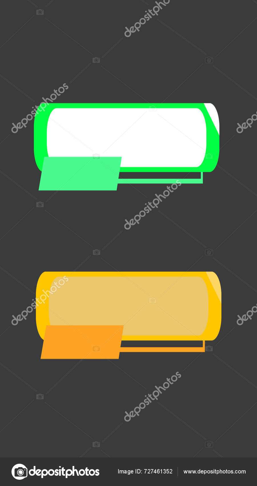 Cool Lower Third Pack Abstract Illustrations Different Colors Vertical ...