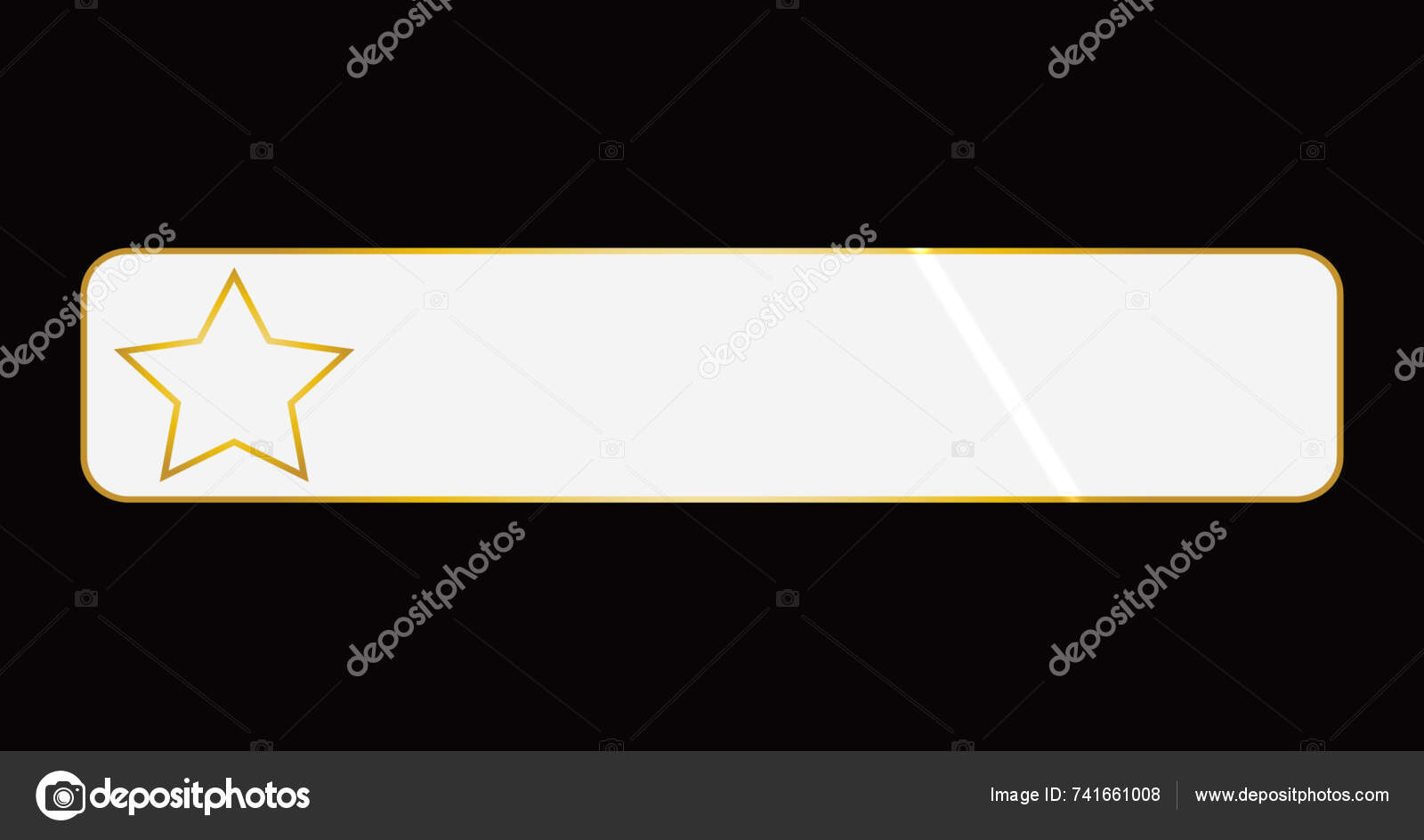 Fancy Lower Third High Resolution Cool Designed Golden White Color ...