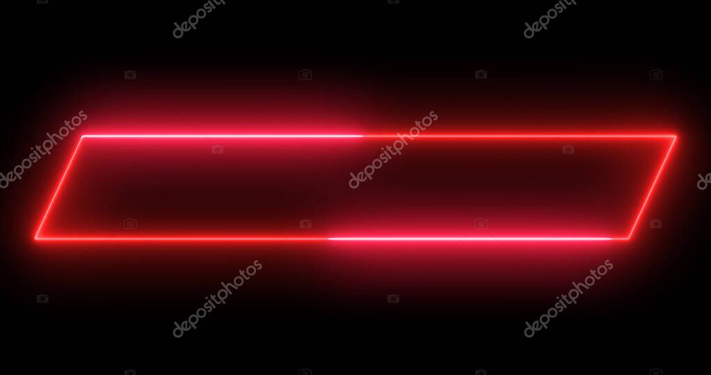 Neon Lower Tercera animación en movimiento fresco en color fresco en 4k. Neon Lower Third para ...