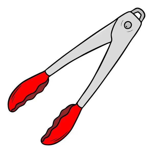 Salad Tongs Vector