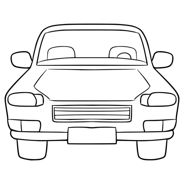 Classic Car Border Beige Vintage Old Paper Car Creative Page Border