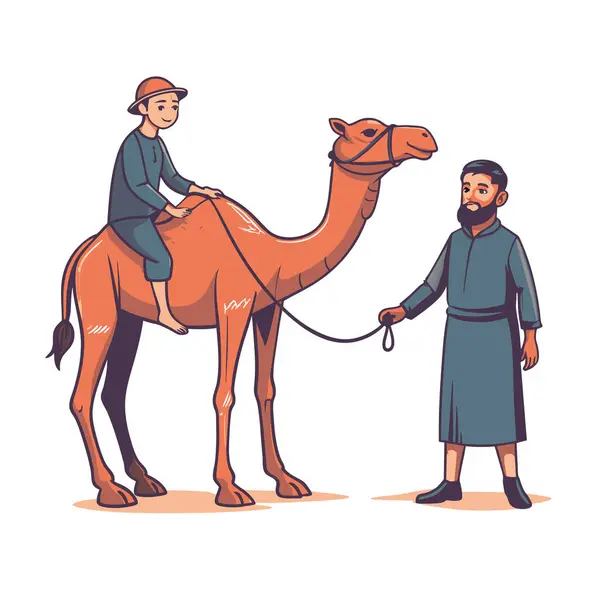 Camel salesman imágenes de stock de arte vectorial | Depositphotos