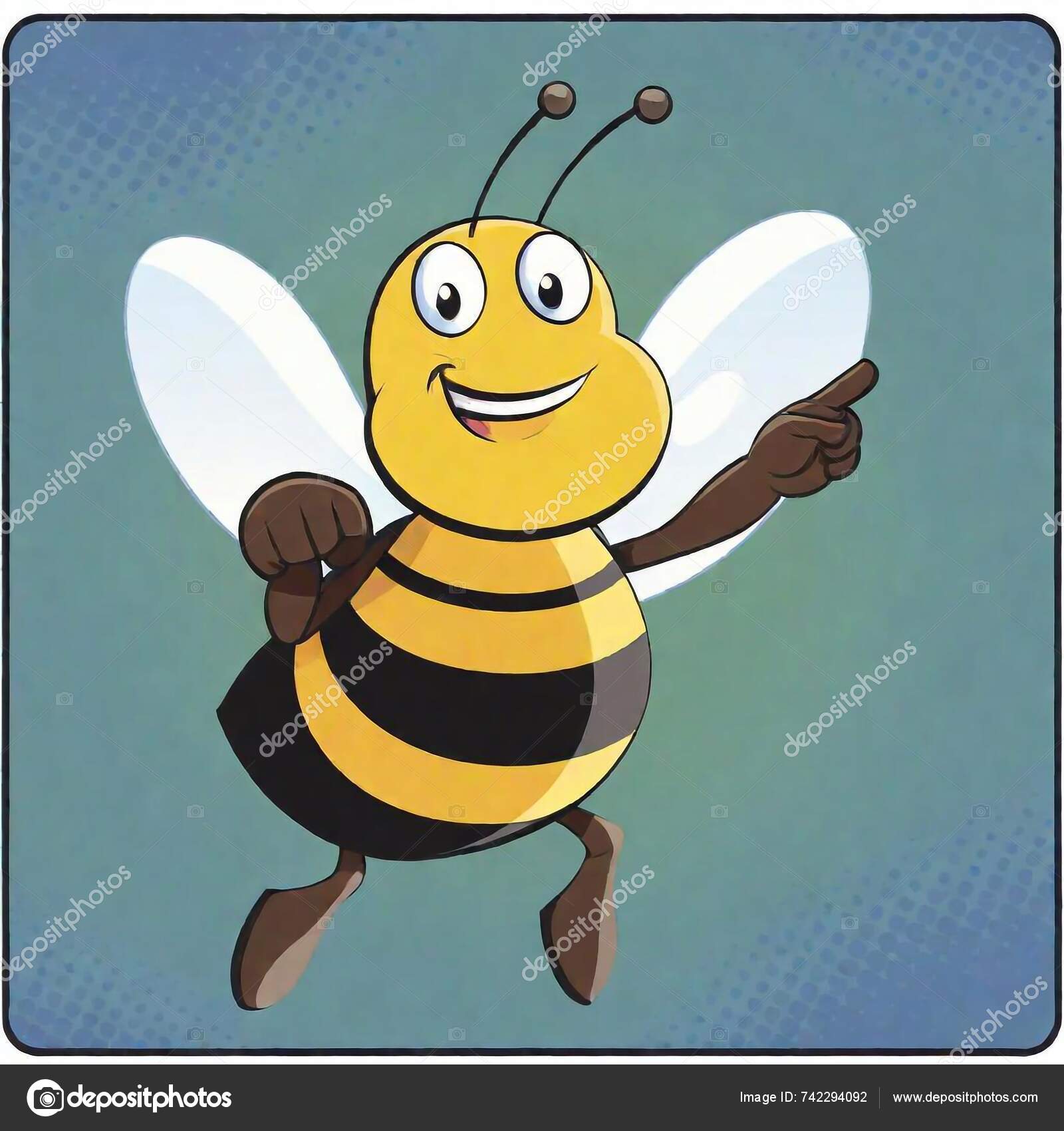 Bee Flying Sky — Stock Photo © Depositphotos AI #742294092