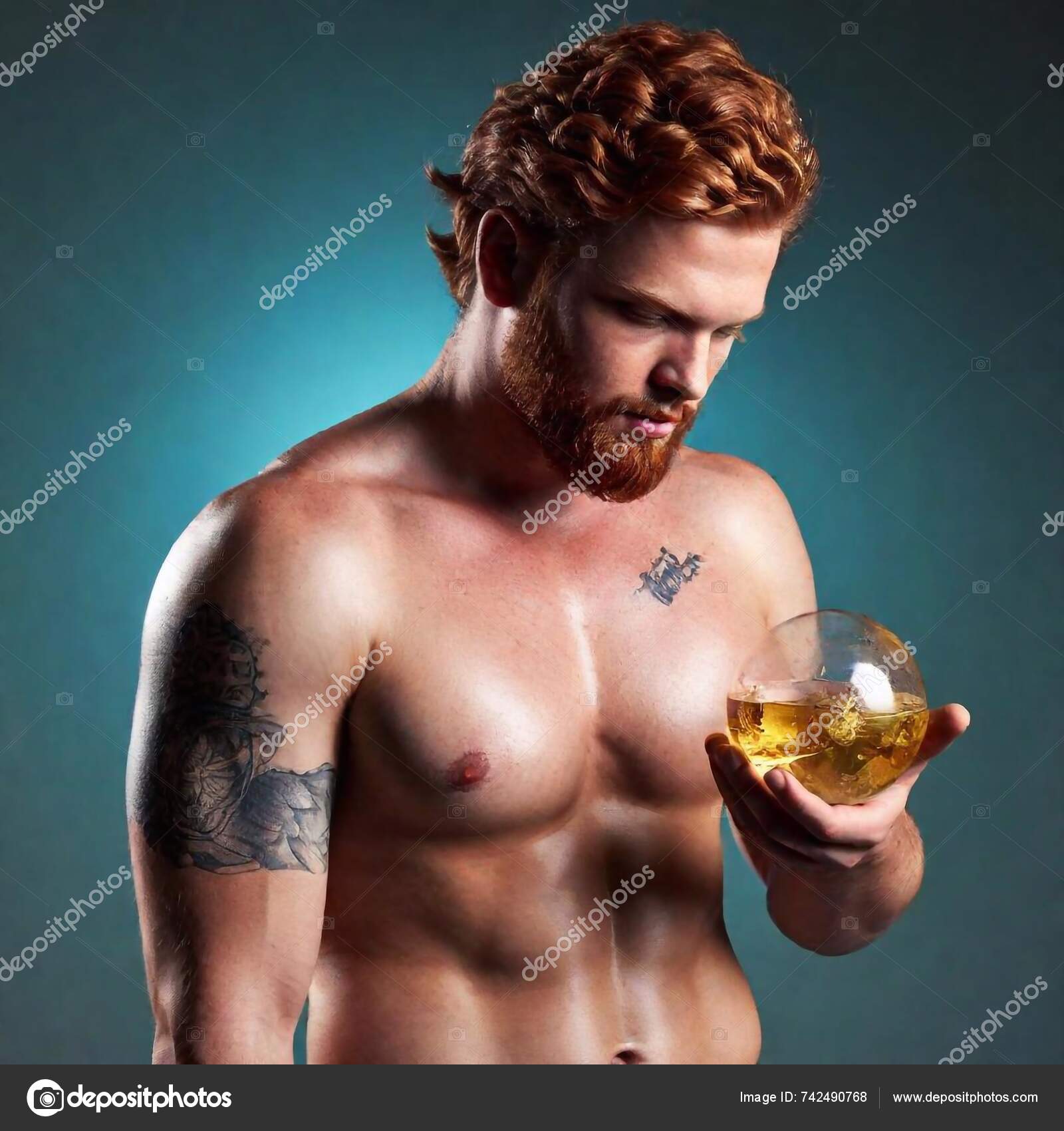 Pale Buff Redhead Irish Ginger 280 Pound Bodybuilder Beefy Hairy — Stock Photo © Depositphotos ...
