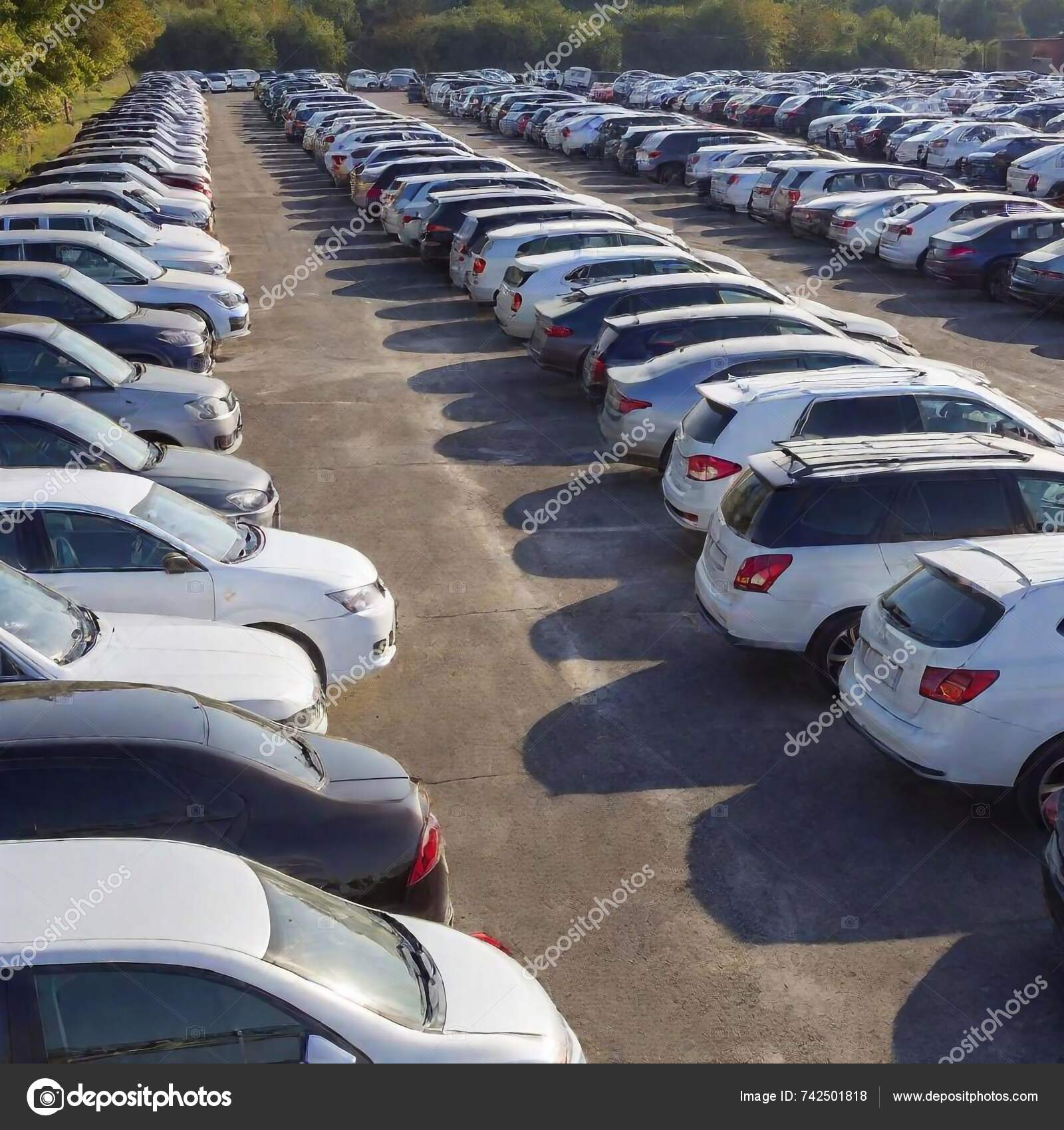 Row Cars Row — Stock Photo © Depositphotos AI #742501818
