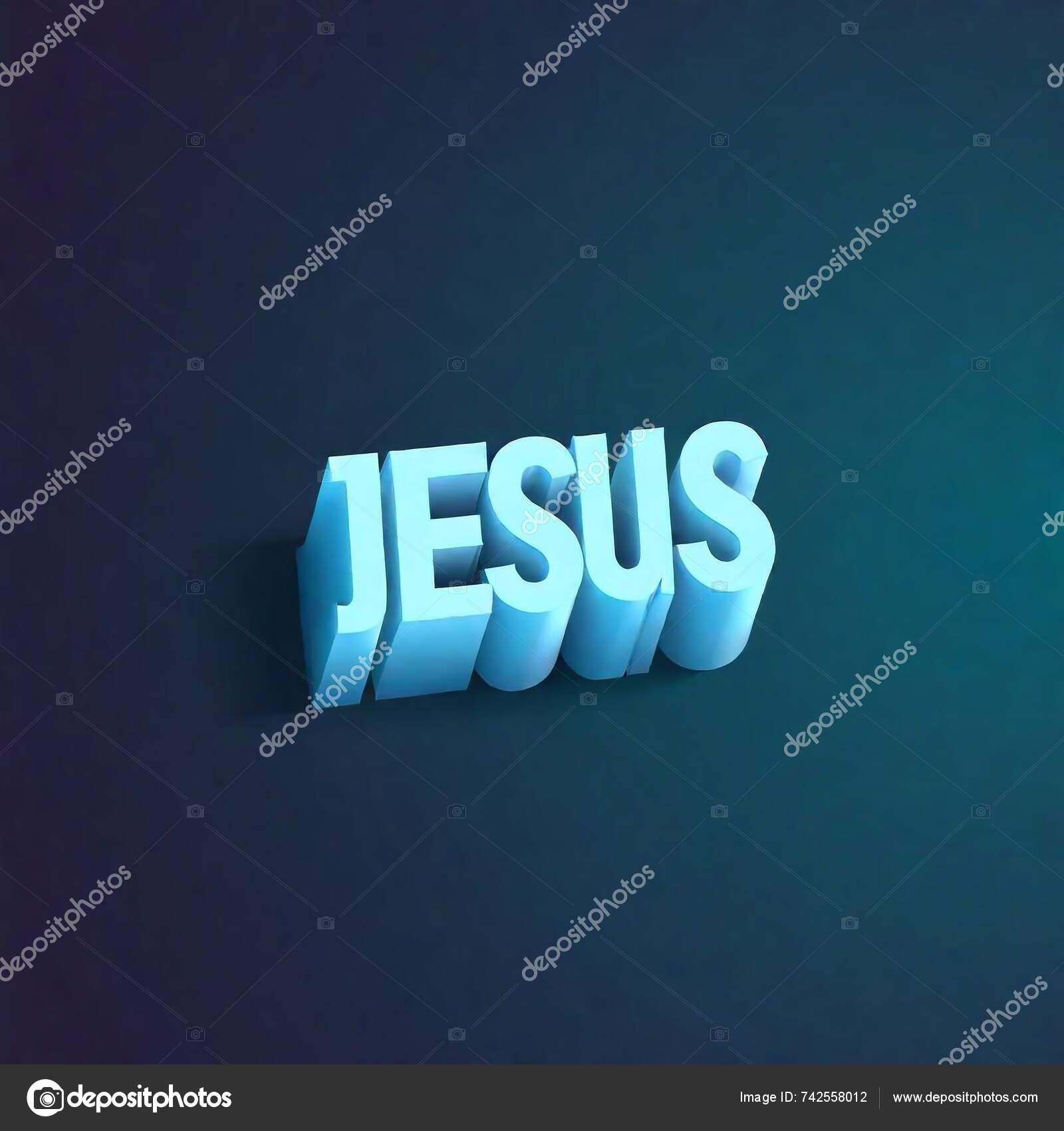 Jesus Christ Text Abstract Background — Stock Photo © Depositphotos AI ...