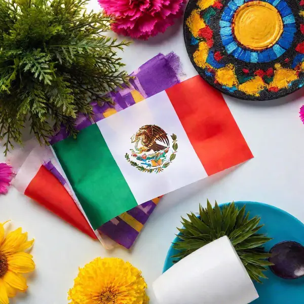 Mexican fiesta flags Stock Photos, Royalty Free Mexican fiesta flags ...