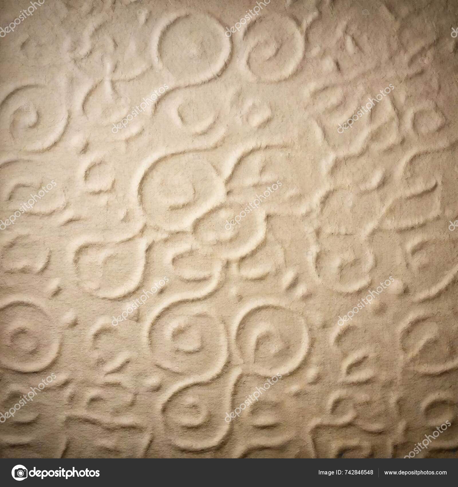 Extreme Macro View Parchment Faint Watermark Embossed Design Capture ...