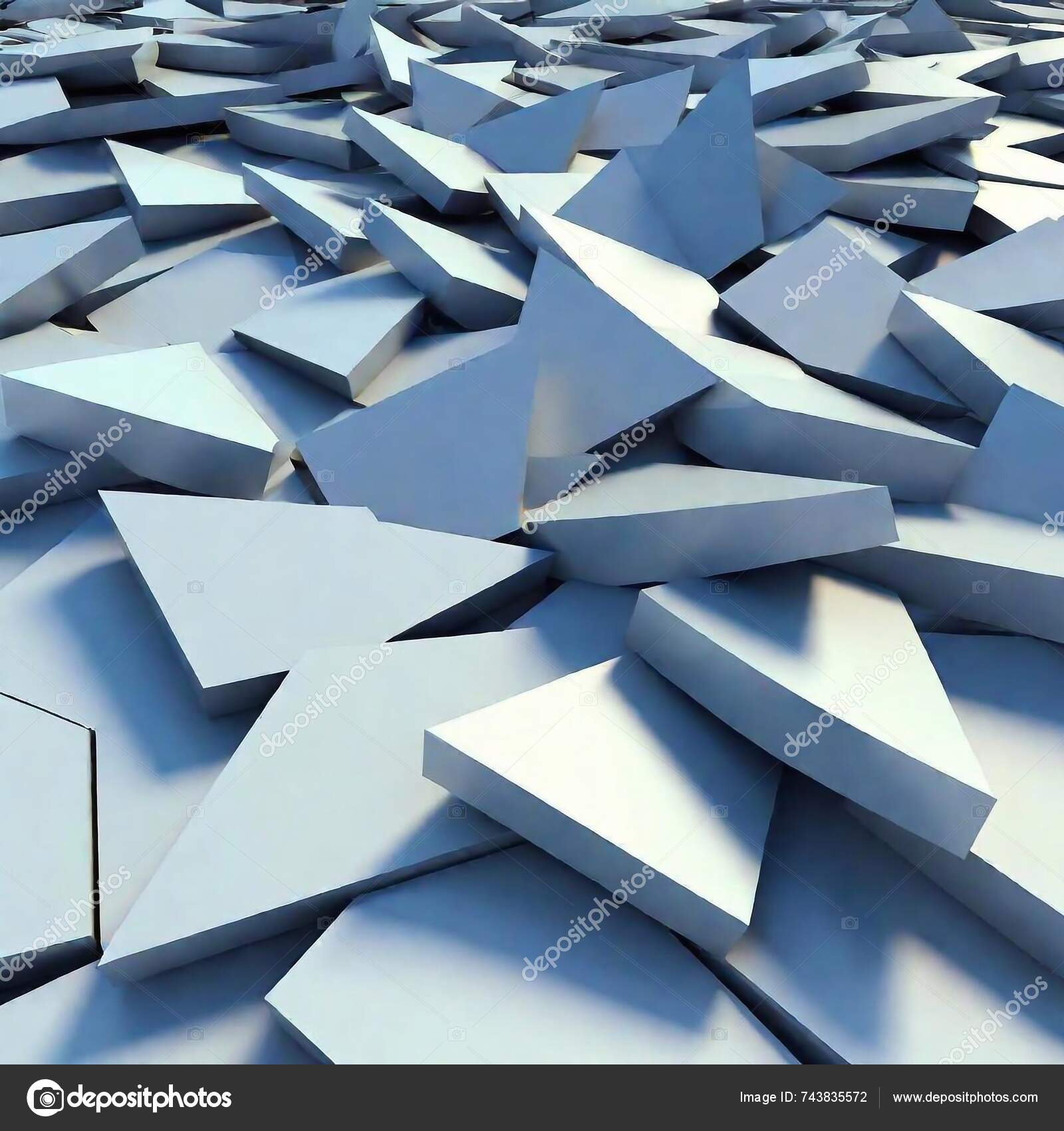 Shattered Stone Texture Jagged Pieces Protruding Surface — Stock Photo ...